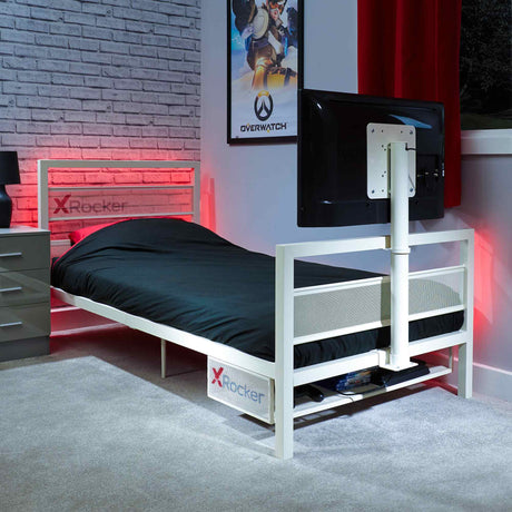 Gaming Beds | X Rocker Oracle RGB TV Gaming Bed - Black