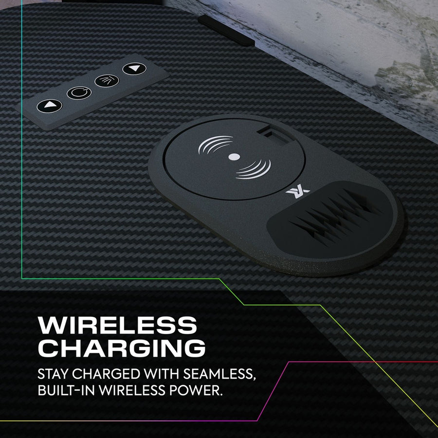 X Rocker Battlebunk XL Double High Sleeper Bed with RGB Lighting