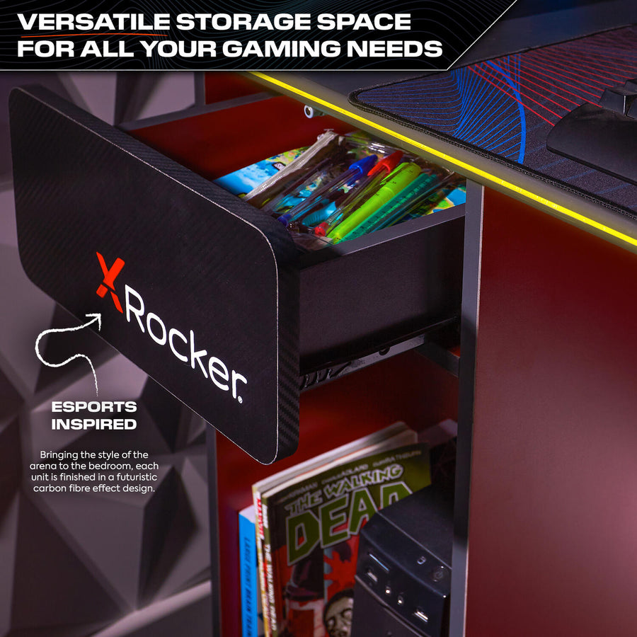 RGB Gaming Desks with LED Lights | X Rocker UK