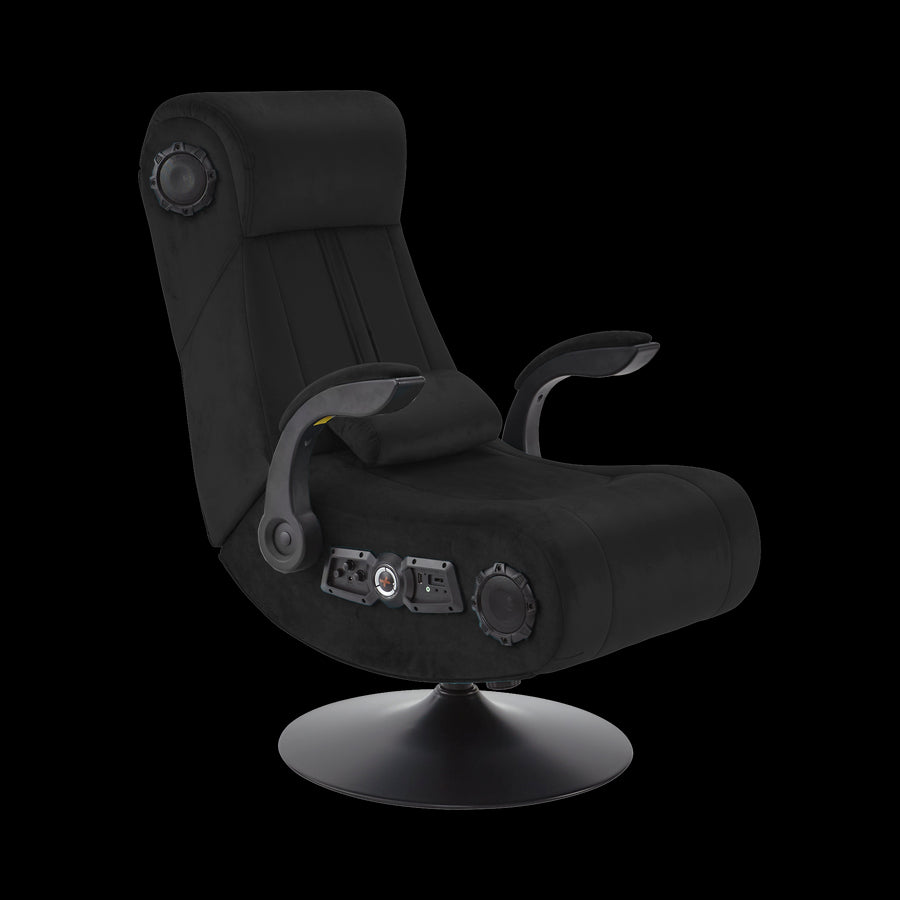 Deluxe 4.1 Fabric Console Gaming Chair - Black | X Rocker UK